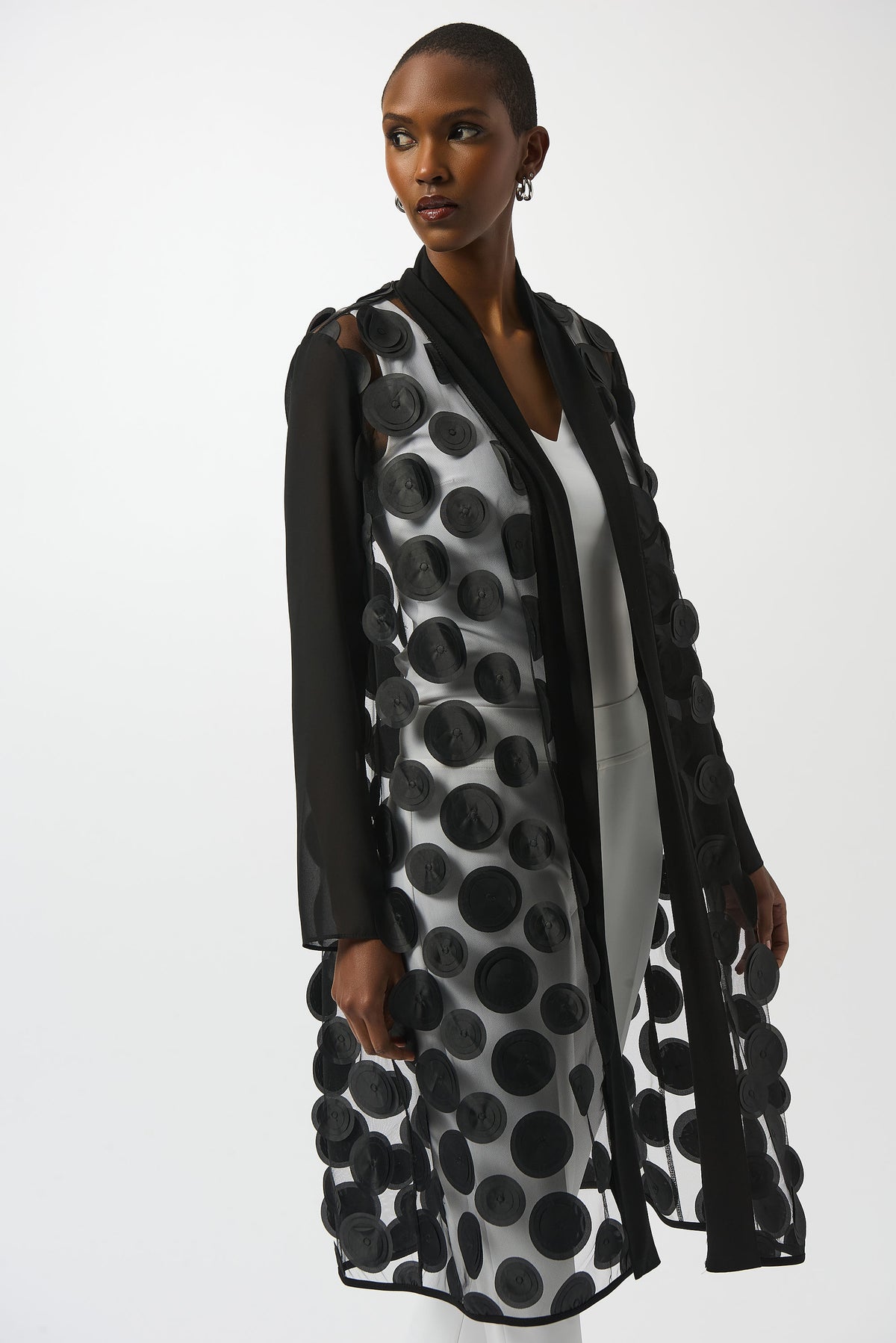 Taffeta Dot Applique Duster | Bellissima West
